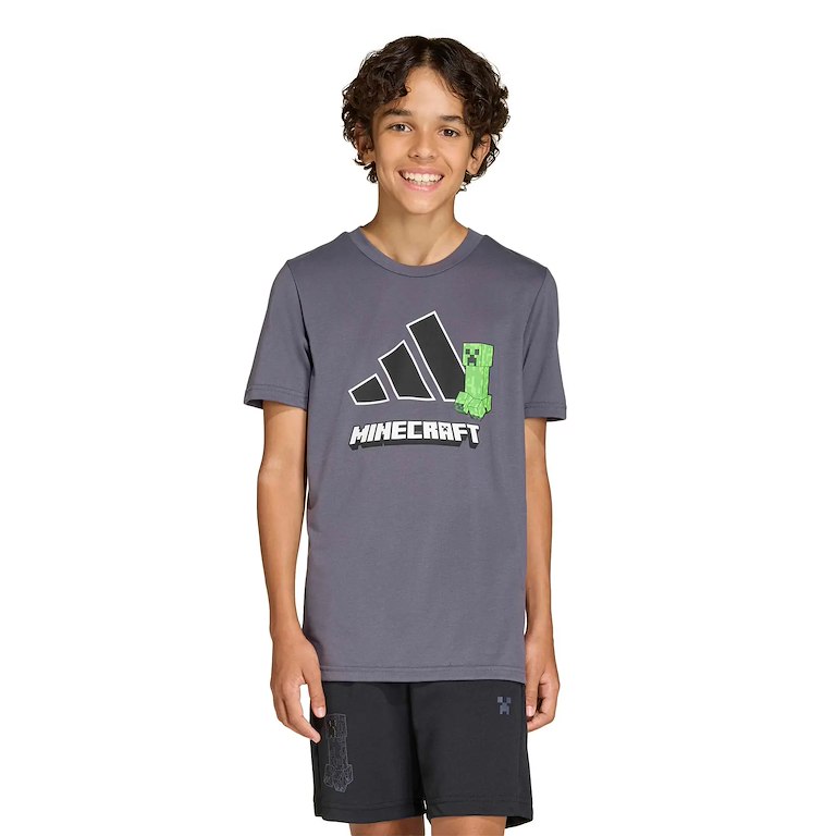 Adidas Majica za dečake J Mc Tr Tee KD6874, Kratki rukav, Siva