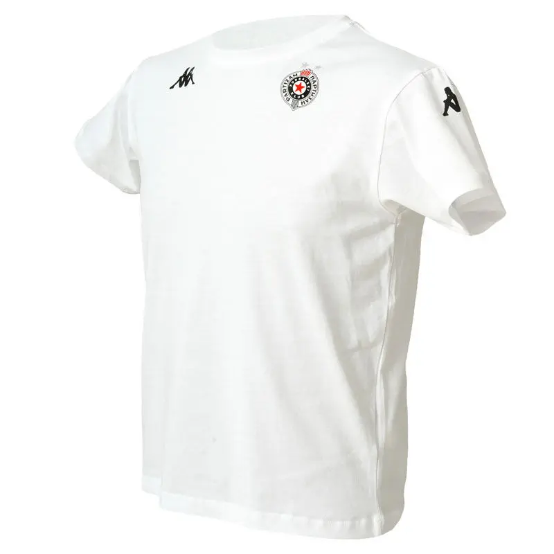 Kappa Majica kratkih rukava za dečake Amepar Partizan, Bela