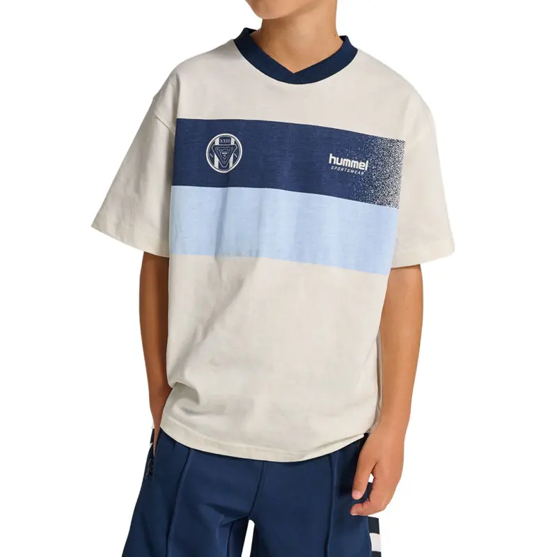 Hummel Majica za dečake HMLJR Loose Change T-Shirt SS, Bela