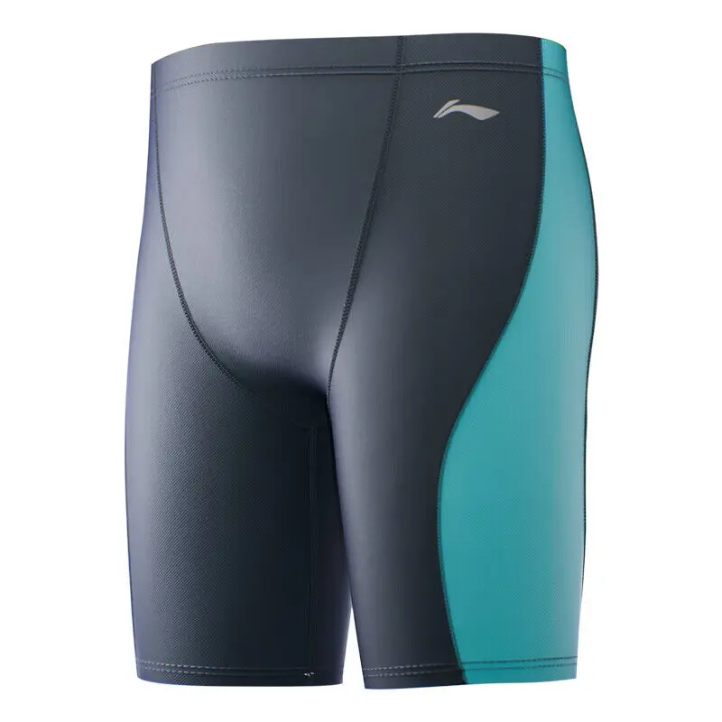 Li-Ning Kupaći kostim za dečake, Sivo-zeleni