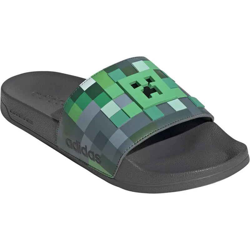 Adidas Muške papuče Adilette Shower Minecraft, Zeleno-crne