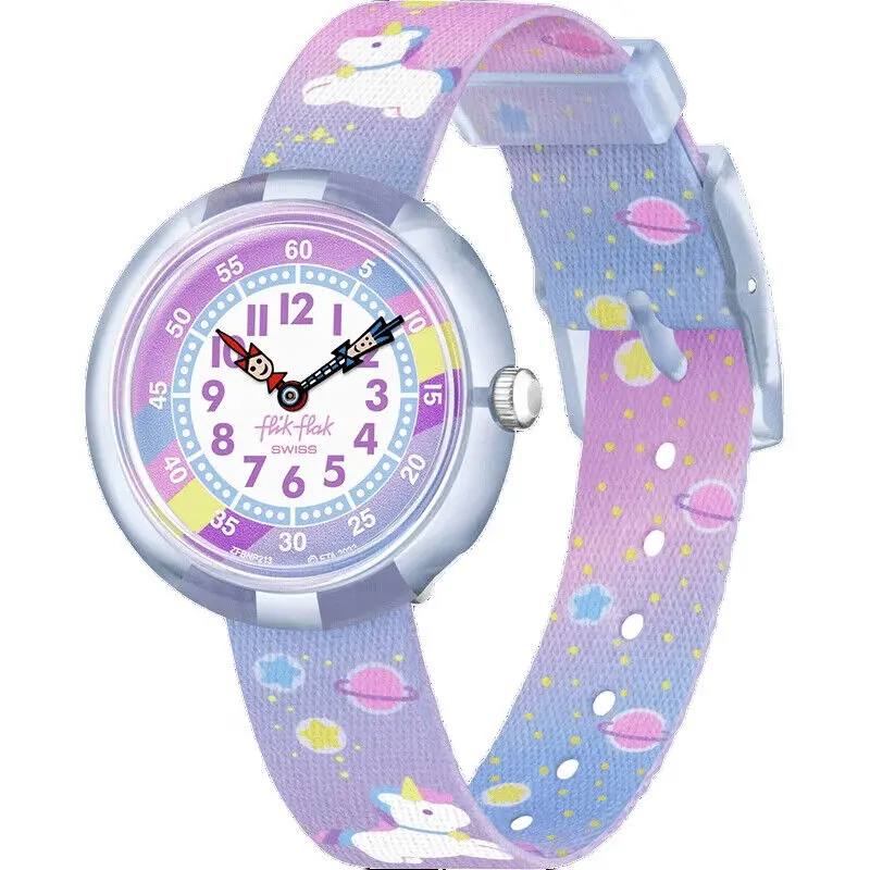 Swatch Dečiji sat Flik Flak, Ljubičasti