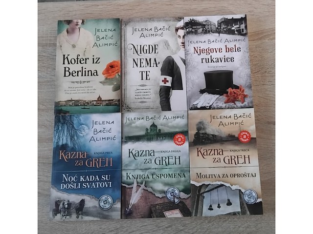 Lot 6 knjiga Jelena Bačić Alimpić