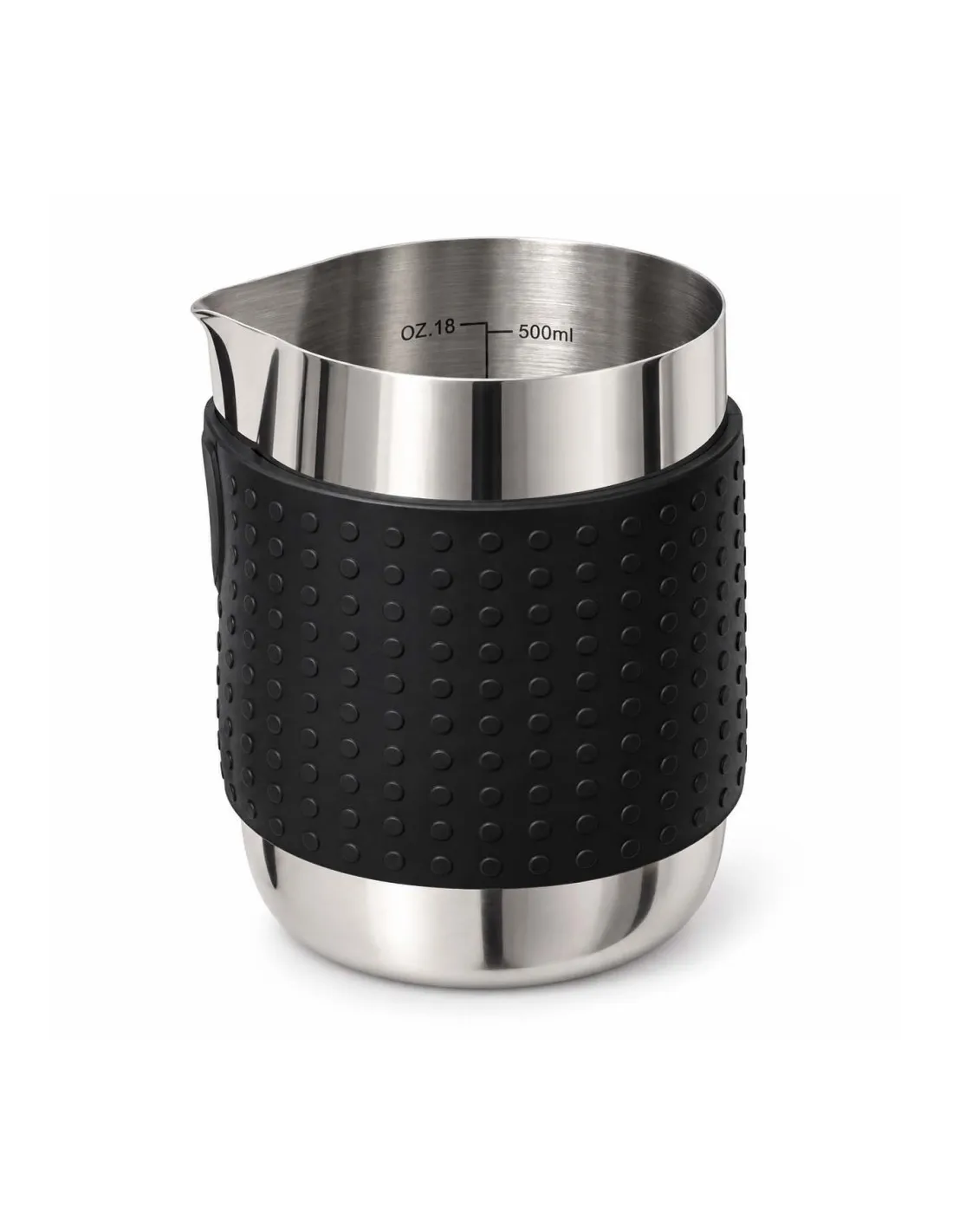 Latijera za mleko inox 600 ml sa gumenom zaštitom