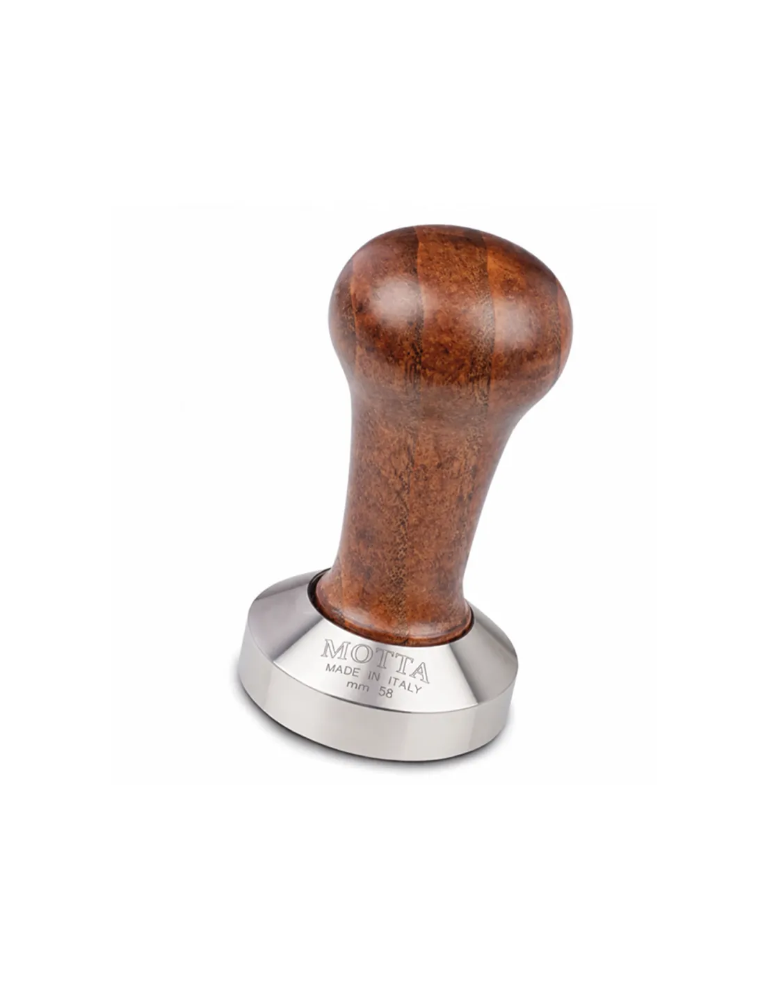 Tamper za espresso Motta 58 mm sa drvenom drškom