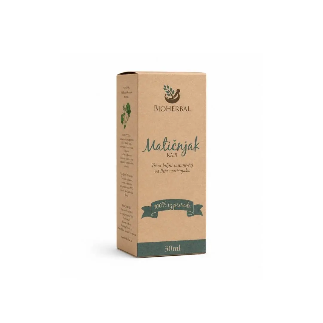Bioherbal Matičnjak kapi, 30 ml