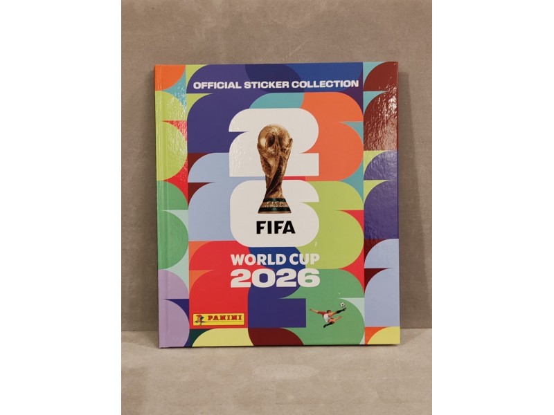 FIFA WORLD CUP 2026 HARDCOVER album sa tvrdim koricama