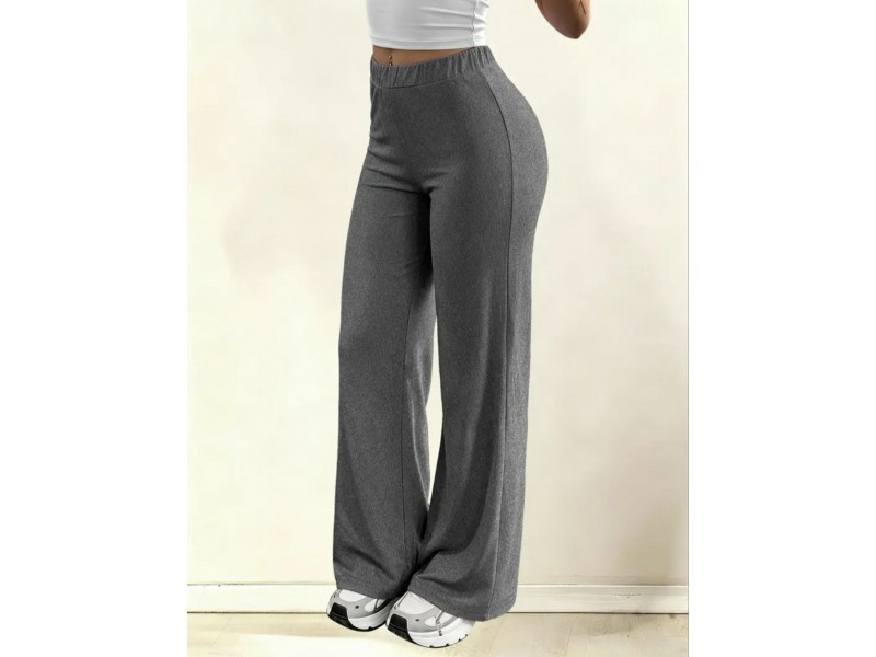 NOVE sive siroke melirane pantalone vel M