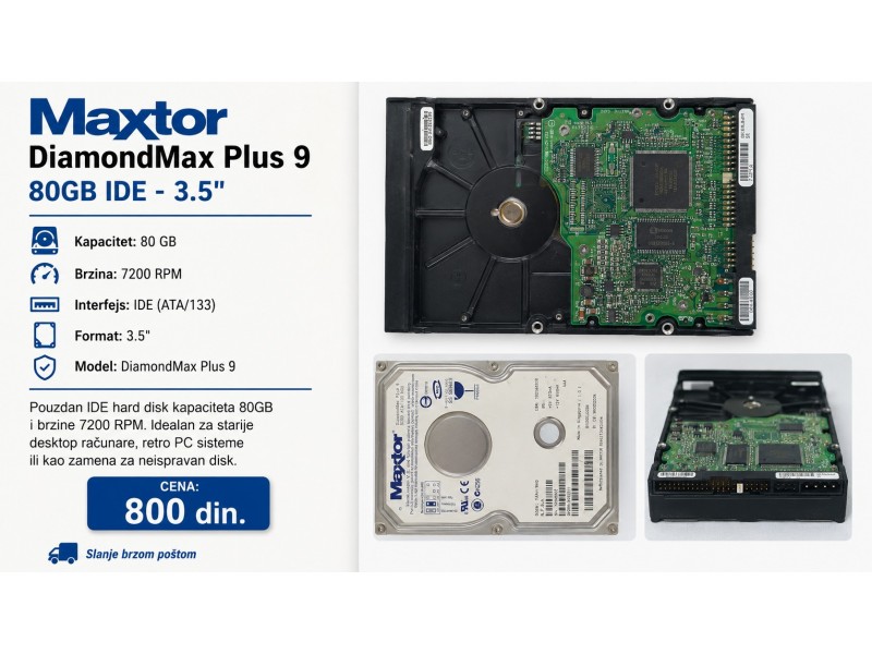 Maxtor DiamondMax Plus 9 40 GB ATA 133 IDE HDD