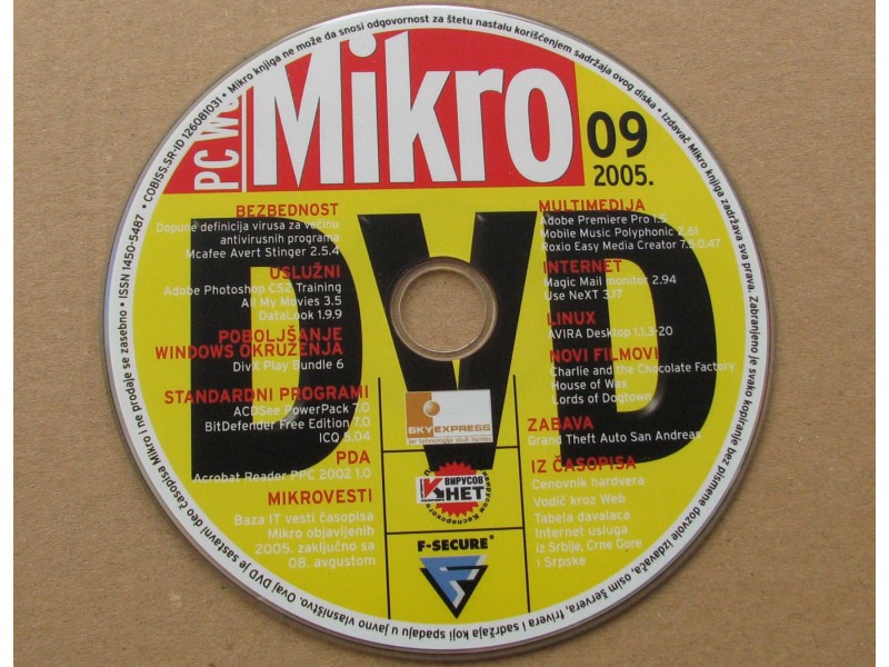 = MIKRO DVD - Programi i Igre