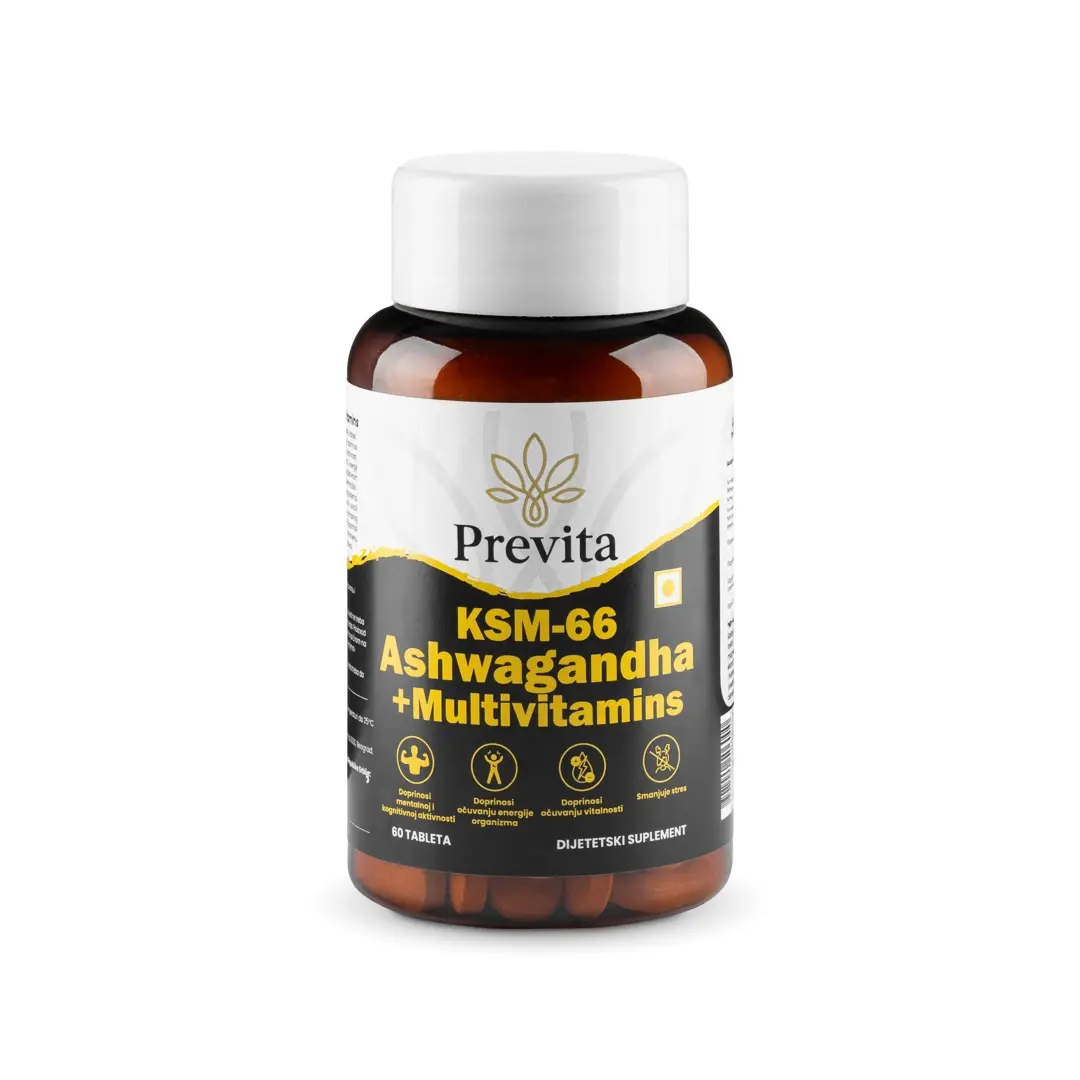 Previta KSM-66 Ashwagandha+Multivitamini, 60 tableta