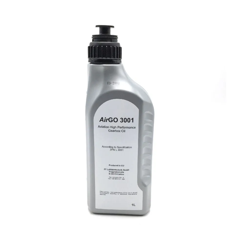 Zahtev za ponudu (RFQ)
AirGO 3001 - Aviation High Perf. Gearbox Oil - 1 Lit.
AirGO 3001 - Aviation High Perf. Gearbox Oil - 1 Lit.
