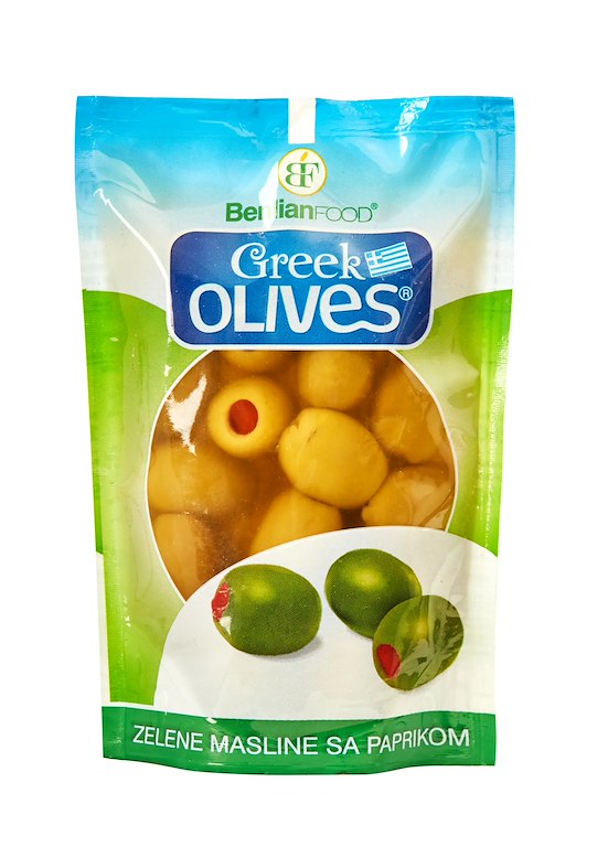 Benlian Foods Zelene masline sa paprikom u dojpak