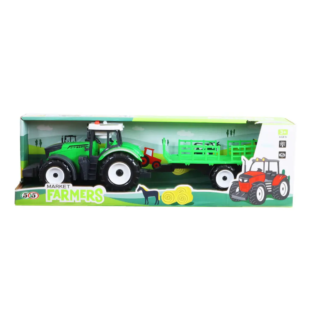 Jungle Igračka traktor sa prikolicom 585-25, Zelena