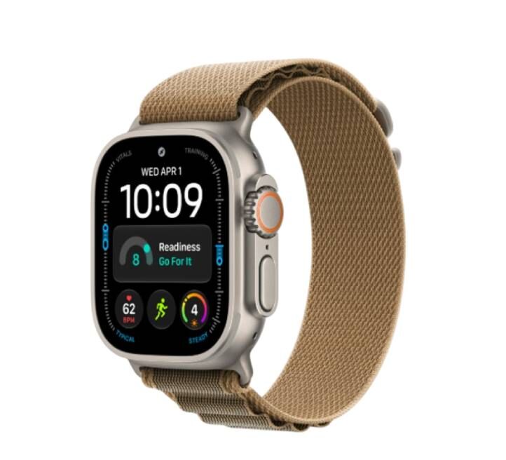 APPLE WATCH ULTRA 4 CELLULAR 49 MM NATURAL TITANIUM CASE WITH DESERT ALPINE LOOP - S