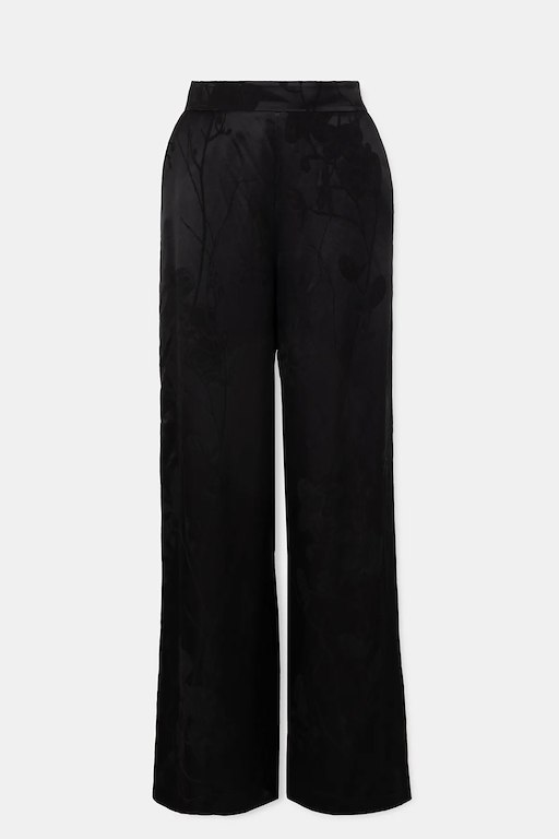 ŽENSKE PANTALONE ŠIROKIH NOGAVICA SA CVETNIM UZORKOM