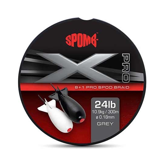 Spomb X Pro Braid Grey 8+1 0.18mm 24lbs