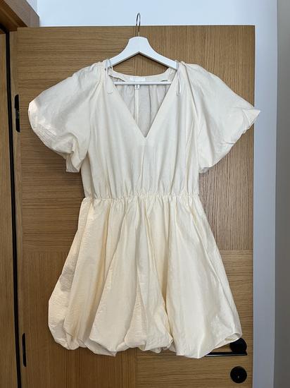 H&M haljina pastel žuta