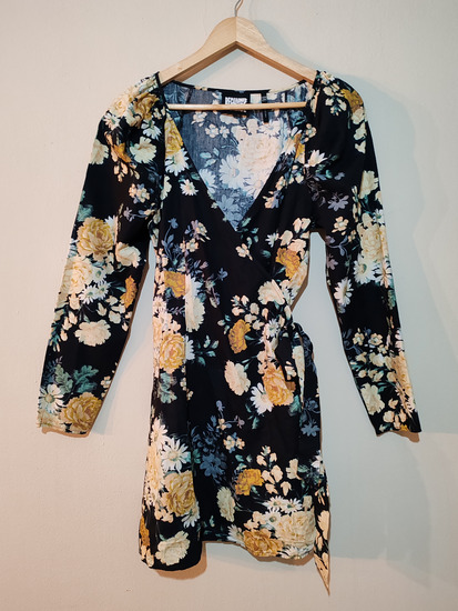 RECLAIMED VINTAGE WRAP HALJINA 100%PAMUK
