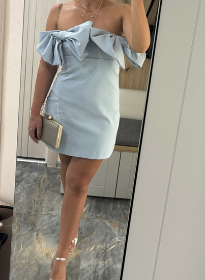 Zara plava haljina M