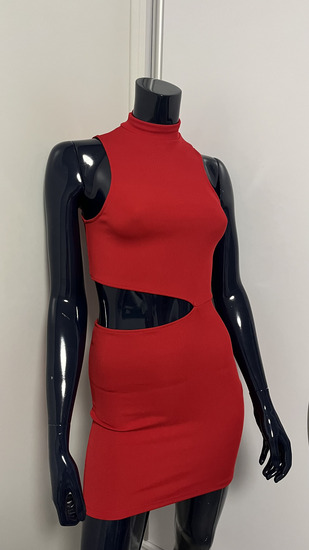 Pull&Bear mini uska cutout haljina XS
