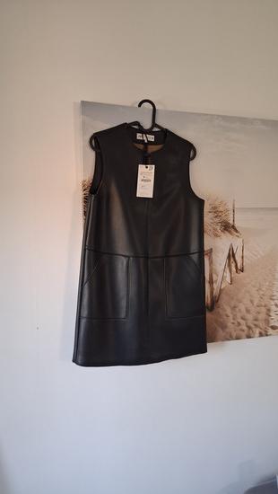 Nova kožna ZARA haljina XS/S etiketa 40 €