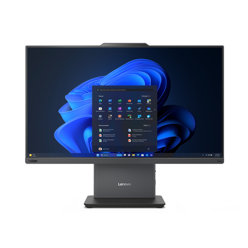 ThinkCentre neo 50a 24 G5 AIO Core i3-1315U (6C (2P+4E)/8T, P 1.2/4.5GHz, E 0.9/3.3GHz, 10MB), 1x 16GB SO-DIMM DDR5-5200, 512GB SSD M.2 NVMe Opal 2.0, 23.8" FHD (1920x1080) IPS AG 250n, Spk 3Wx2, ...