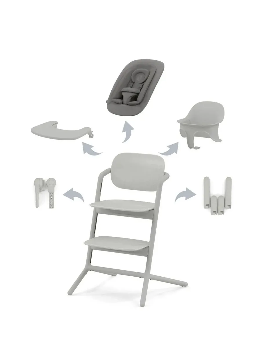 CYBEX HRANILICA LEMO 4U1 SUEDE GREY