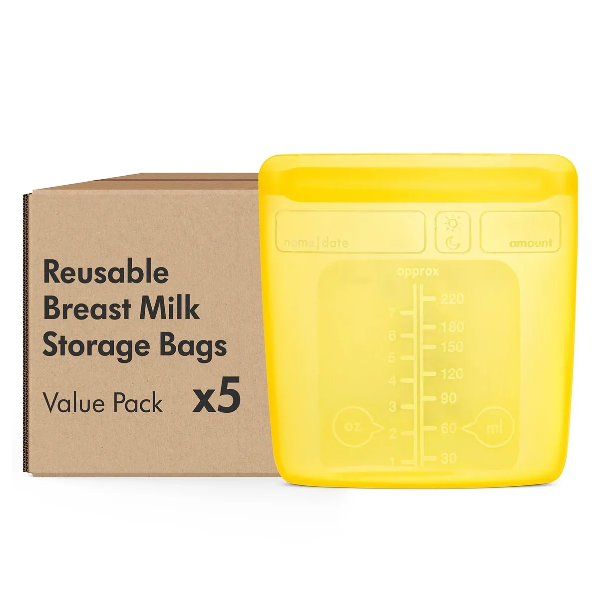 MEDELA KESICE ZA ČUVANJE MLEKA VIŠEKRATNE 220ML, 5KOM