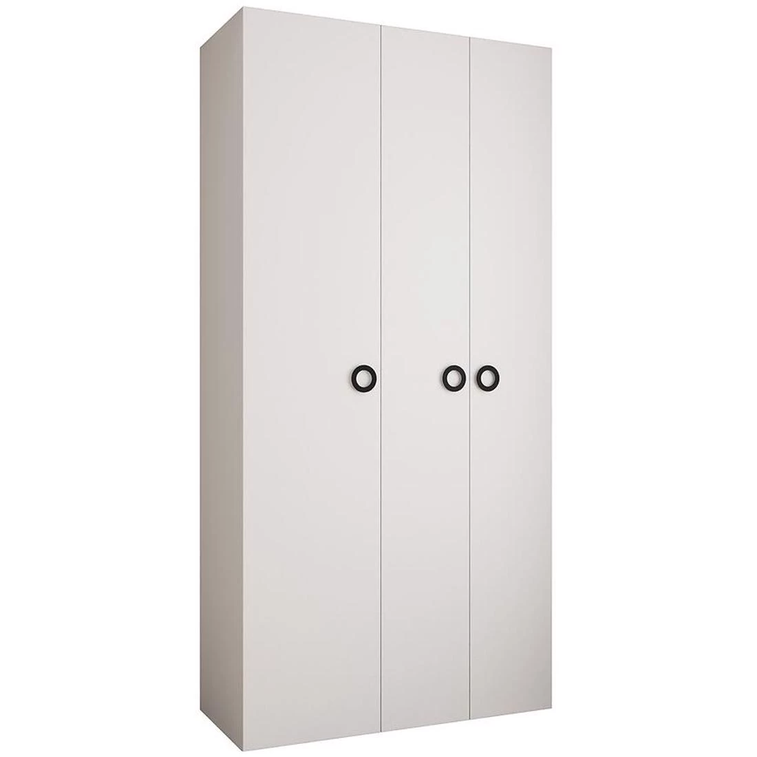 Como 1-130 ormar 40x130x245,5 cm bela/crna