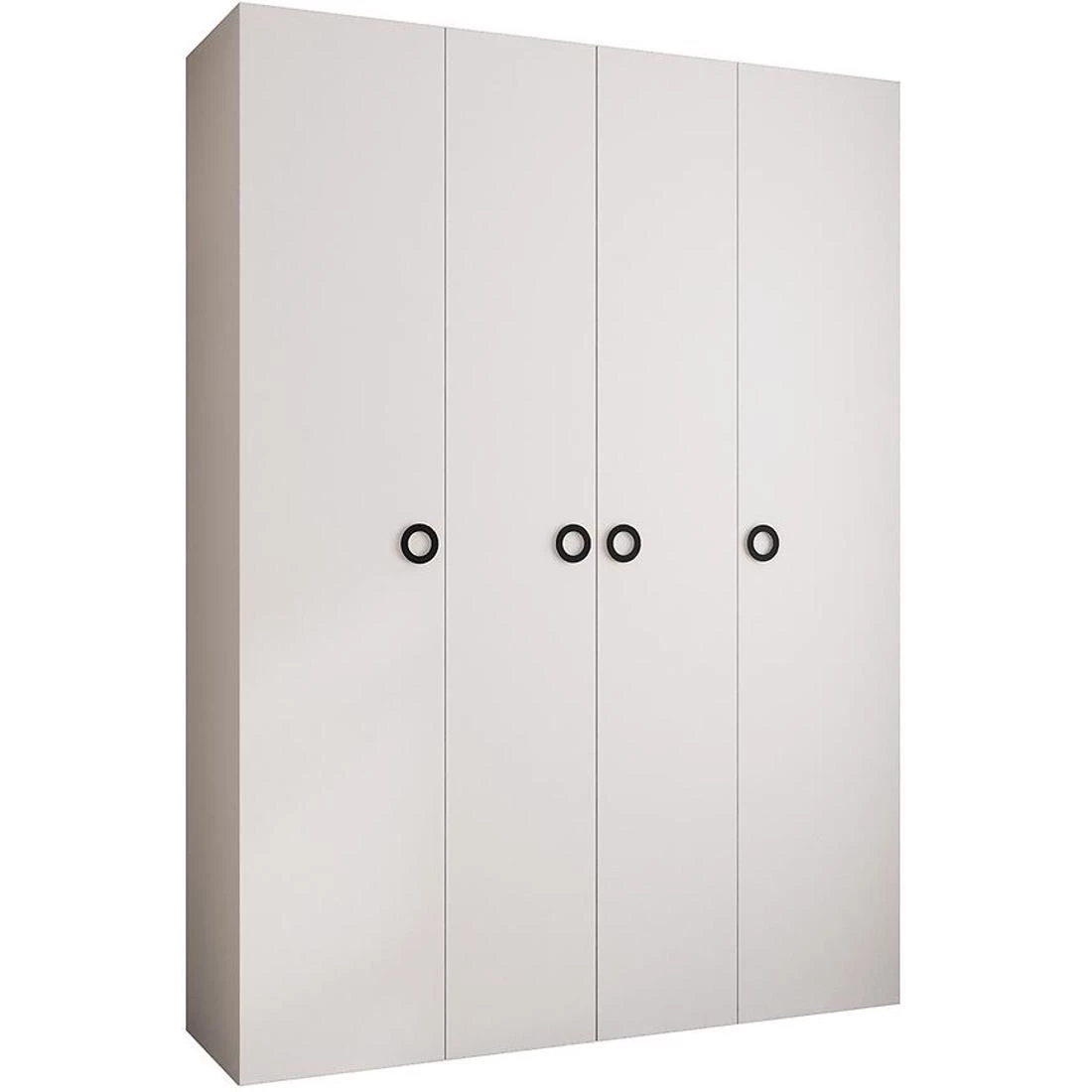 Como 1-180 ormar 50x180x245,5 cm bela/crna