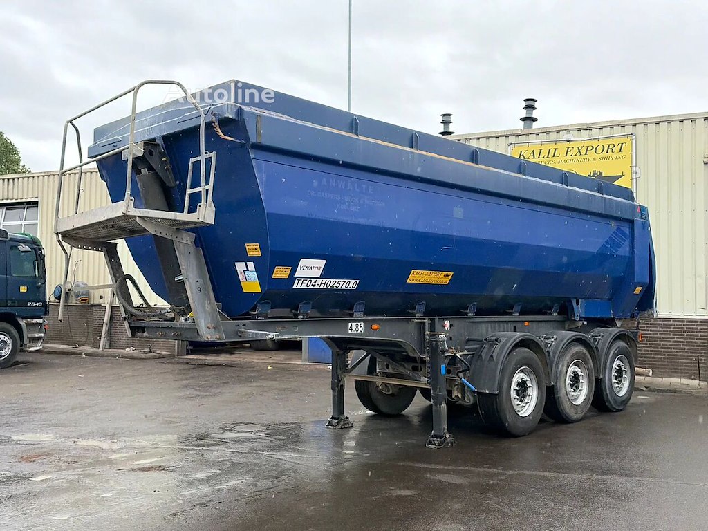 Kempf 35/3 Kipper Trailer 3 Axle Steel Body Good Condition poluprikolica kipera
