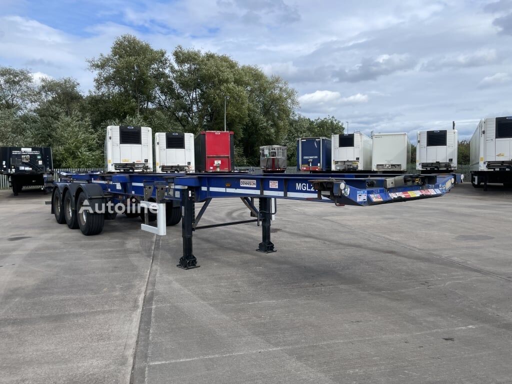 Dennison LOCK AND GO SLIDING SKELETAL TRAILER – 2015 – C398613 poluprikolica za prevoz kontejnera