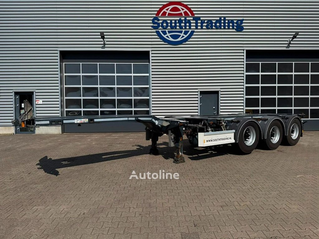 D-Tec FLEXITRAILER APK/MOT/TUF 26-09-2027 poluprikolica za prevoz kontejnera