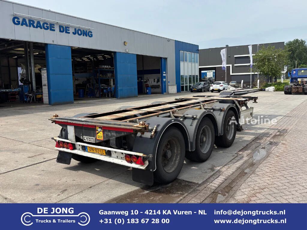 D-Tec FLEXITRAILER VCC-01 / 3x Extendable / BPW / 1x Lift Axle poluprikolica za prevoz kontejnera
