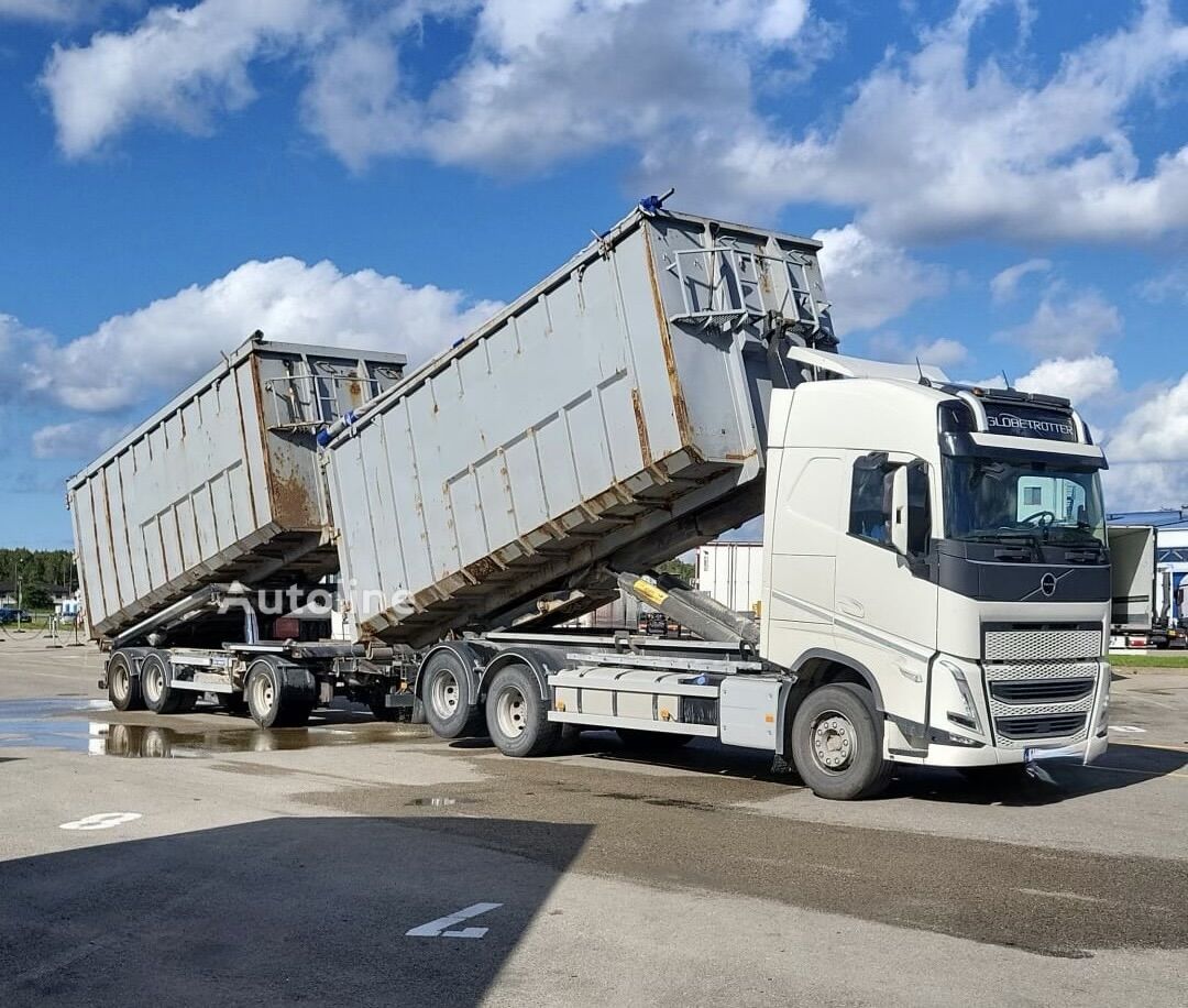 Volvo FH 500 kamion rol kiper + prikolica za kontejnere