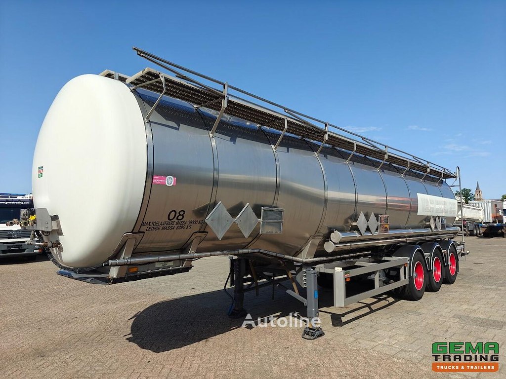 Burg BPO 12-27 Z 32,620L - ADR FL/AT - Stainless Steel Tank - BPW Dru poluprikolica autocisterna
