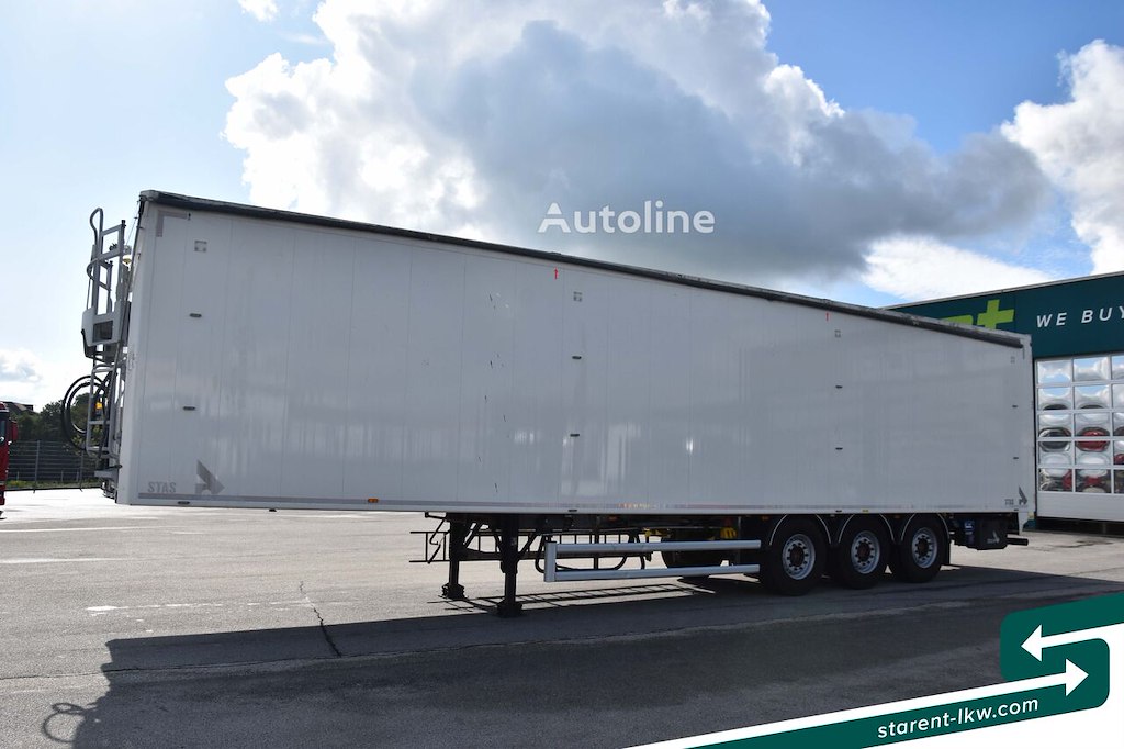 Stas 10mm 91m³ 2 x Liftachsen SAF-Achsen Funk Verzinkt ADR poluprikolica sa pokretnim podom