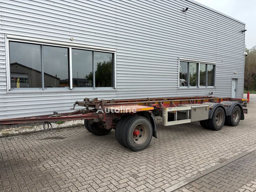 Burg A-3-28 / APK - TUV MEI 2027 / DUBBEL LUCHT / 40 mm / BPW AXLES / prikolica za kontejnere