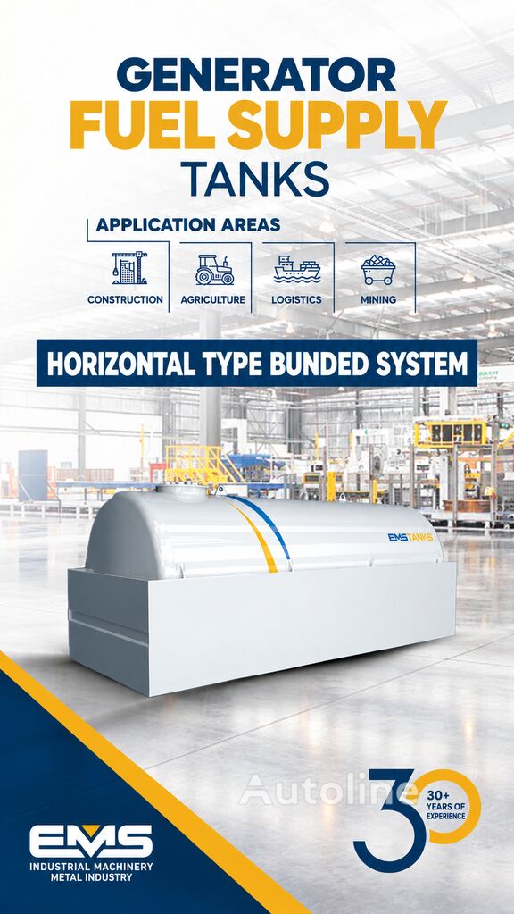 Novi EMS Tanks GENERATOR FEED TANKS HORIZONTAL MODEL / JENERATÖR BESLEME TANKI rezervoar za skladistenje goriva