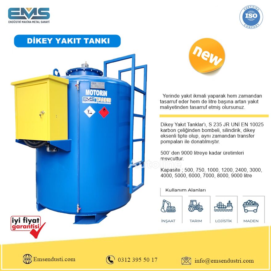 Novi EMS Tanks STANDARD FUEL TANKS / STANDART SİSTEMLİ YAKIT TANKLARI rezervoar za skladistenje goriva