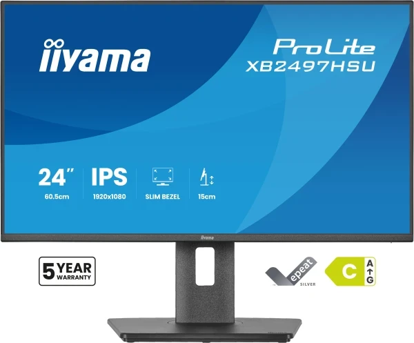 Monitor 24'' Iiyama XB2497HSU-B1 IPS 1920x1080120Hz4msHDMIDPUSBpivotzvucni