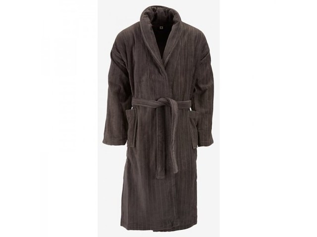 Bademantil, L/XL, antracit siva