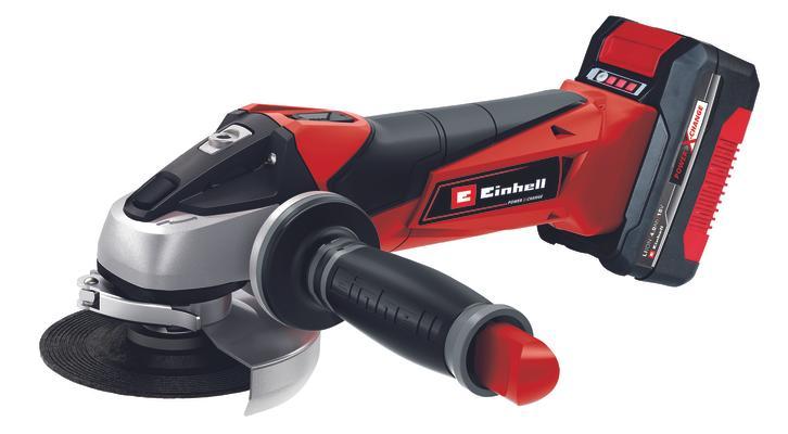 EINHELL Akumulatorska ugaona brusilica TE-AG 18/115 Li (1x4,0Ah)