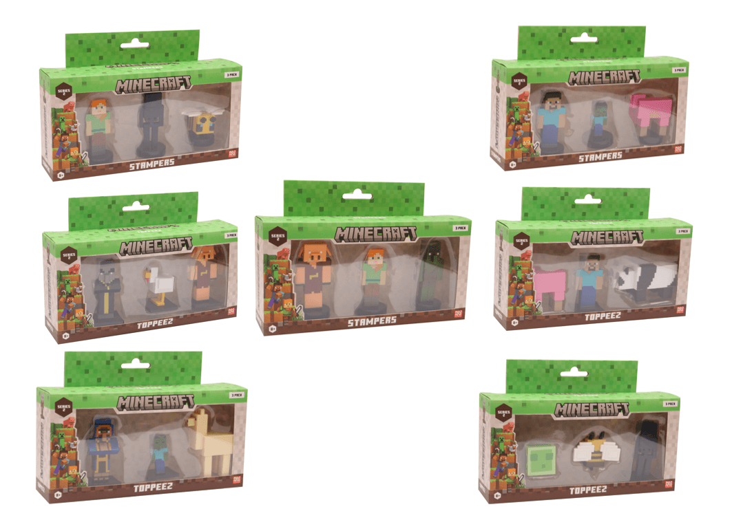 Minecraft 3D Topeez figure