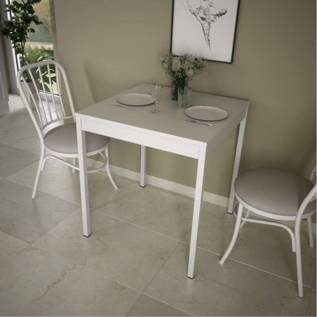 ALESTA AL19035 Sto Klub Beli 70x70cm