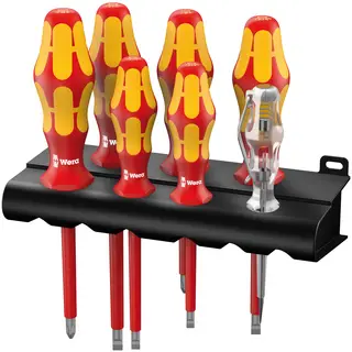 Odvrtači set Wera 160 i/7 Rack izolovanih VDE odvijača ravni i PH 7 u 1