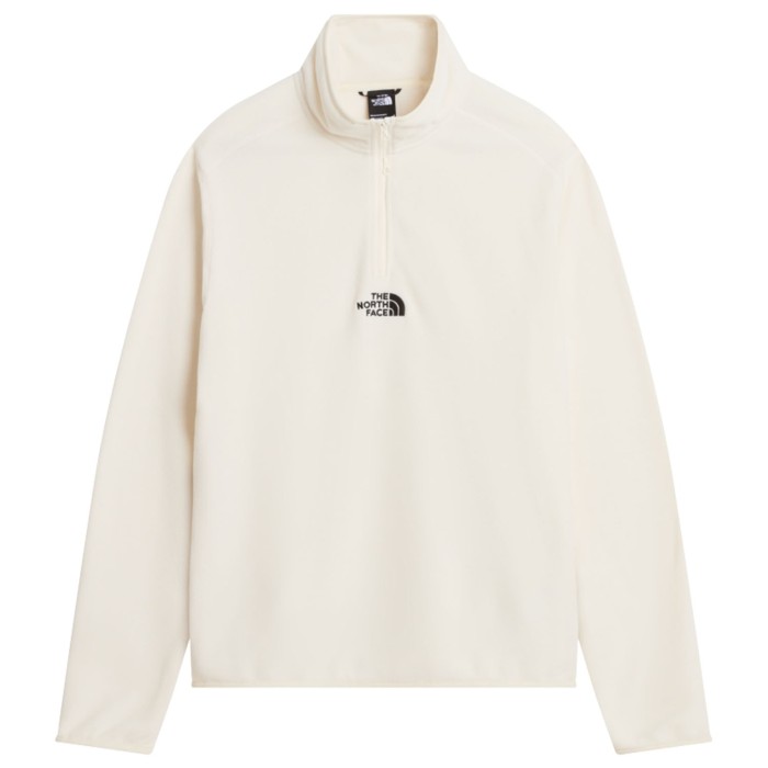 The North Face Glacier 1/4 Zip White Dune duks