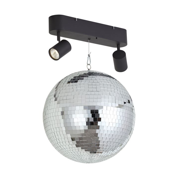Retro viseća lampa Disko kugla sa 2 LED svetla i daljinskim upravljačem - Discoball