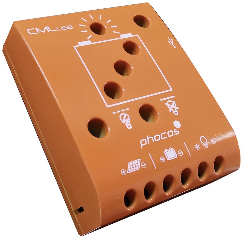 Phocos USB-20 solarni regulator punjenja PWM 12 V, 24 V